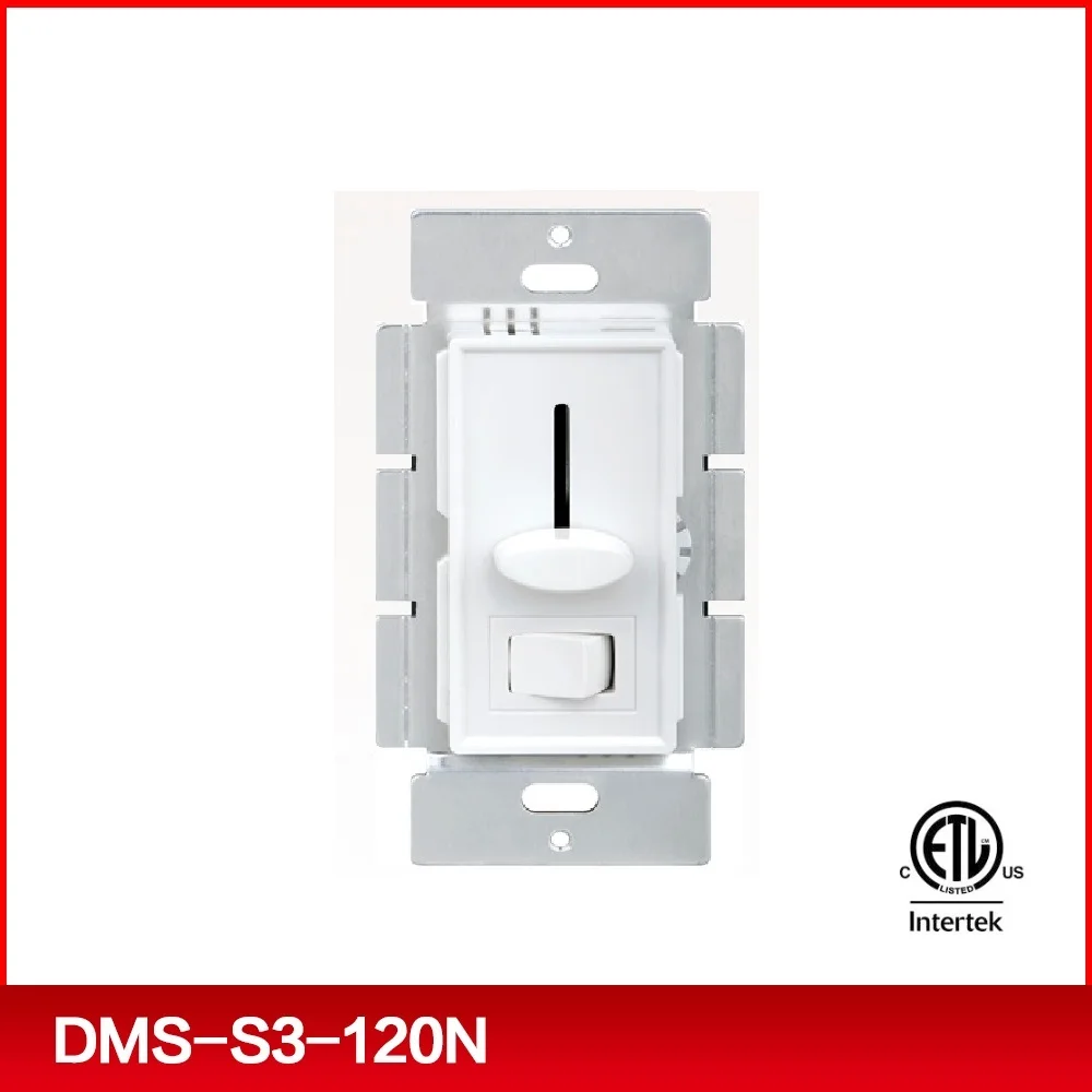 High Quality 120V Three Way LED Dimmer Switch with ETL