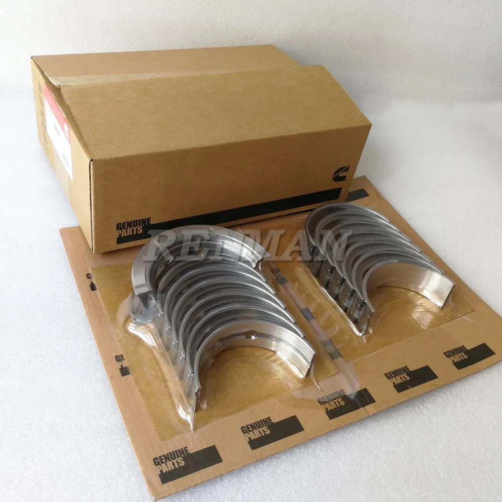 6BT 6BT5.9康明斯Engien零件曲轴主轴承 (.020) 组3802072 4955861 3901092 3927774 ...