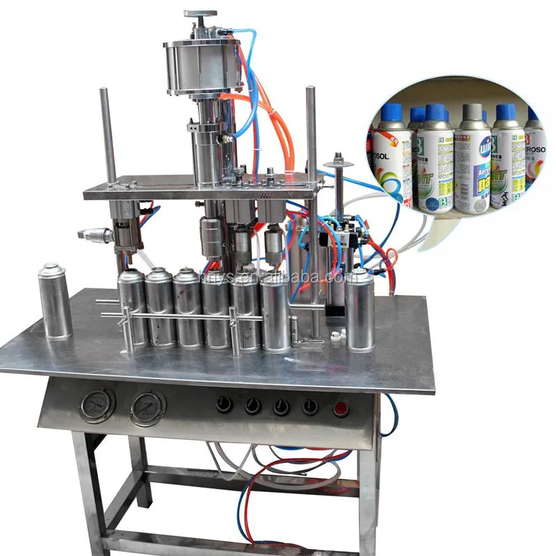 Manual Shock Absorber Gas Aerosol Can Filling Machine For Sale - Buy ...