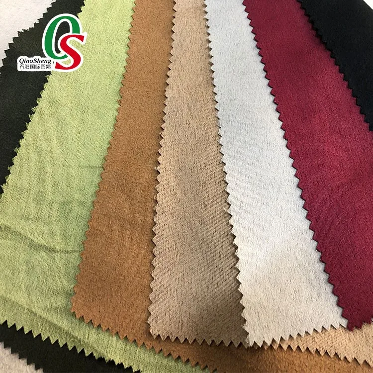 Suede Fabric Bonded Leather - Durable & Stylish Sofa Material