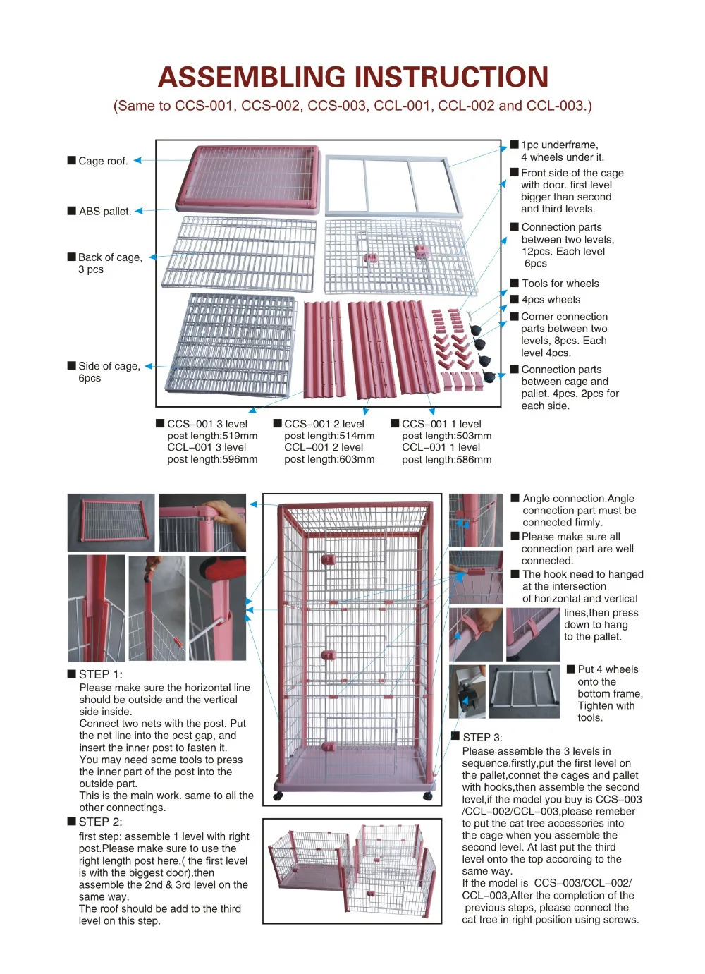 New Design Pet Cat Cage With Scratching Post Breeding Cage Cat - Buy ...