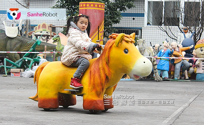 Unique Funfair Coin Operated Motorized Ride Animals - Buy Motorized ...