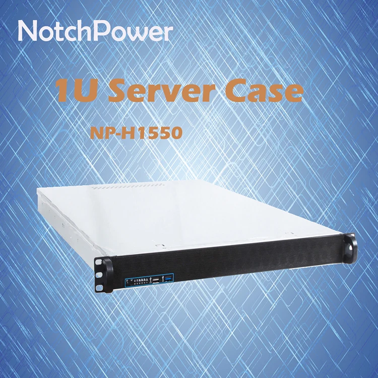 NP-H1550 1U Rack Mount Server Chassis - Reliable & Versatile