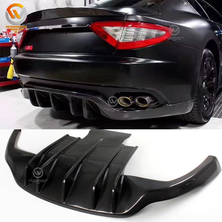Carbon Fiber MC Style Rear Bumper Diffuser for Maserati GT Gran Turismo ...