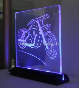 Display Crystal/acrylic Sheet Of 3~5mm Thickness Led Base Aaa Battery ...