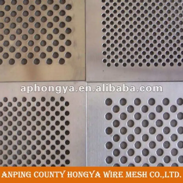 Round Hole Perforated Screen Punched Circle Hole Sheet/plate/mesh Net ...