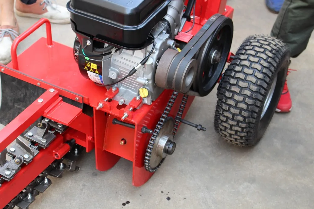 Mini Tractor Chain Trencher for Cable Laying - Rima PT450/PT600/PT750