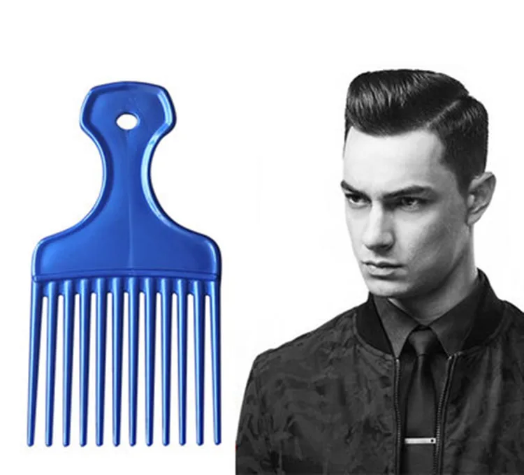 Custom Color Hairdressing Styling Tool Plastic Afro Pick Hair Comb ...