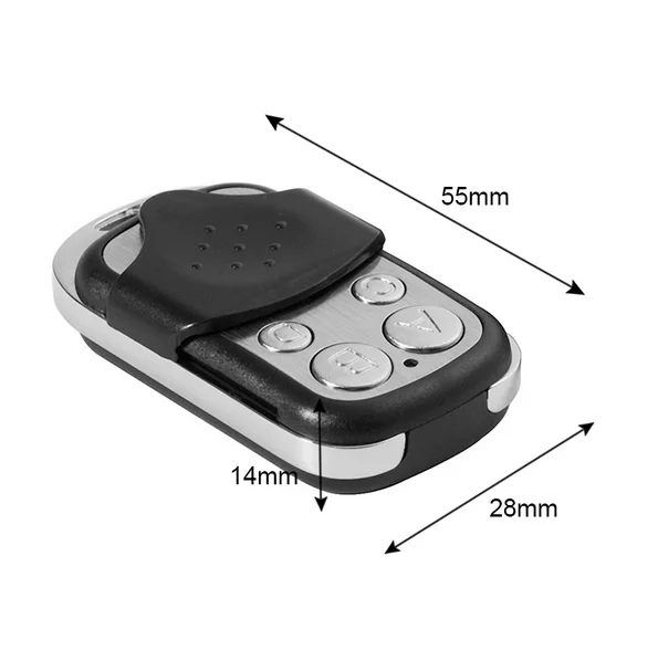 2 Buttons Rolling Code HCS301 DC12V Wireless Transmitter