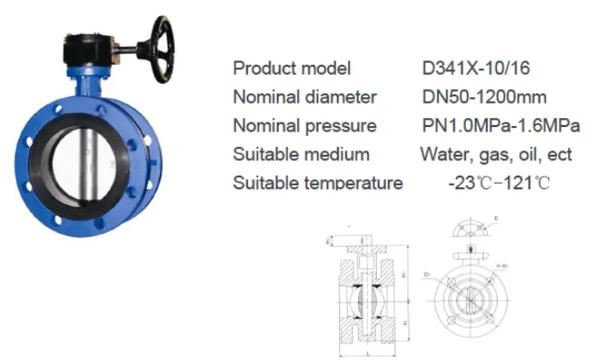 4 Inch Pancake Wafer Butterfly Valves with Viton Seat