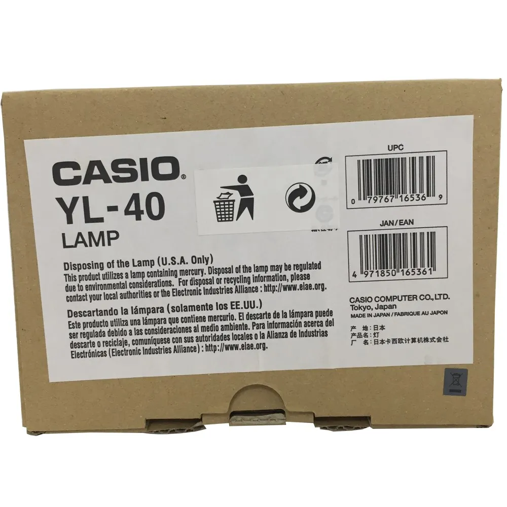 Casio Yl-40 Oem Original Projector Lamp Module For Xj-450 Projector ...