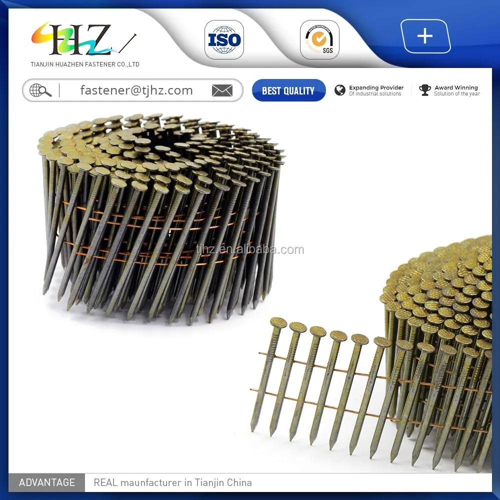 Nails in Roll for Pallets Production Coil Nails - ISO