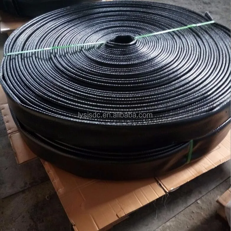 Heavy Duty Tpu And Nbr Materials Lay Flat Hose For Drag And Transfer ...