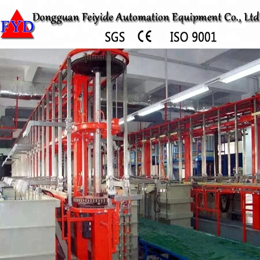 Feiyide Electroplating Machine Automatic Plating Line For Chrome Nickel ...