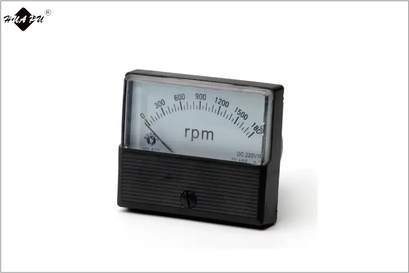 Rectangle Shape Higher Accuracy 1.5 Class Pointer Type Panel Tachometer ...