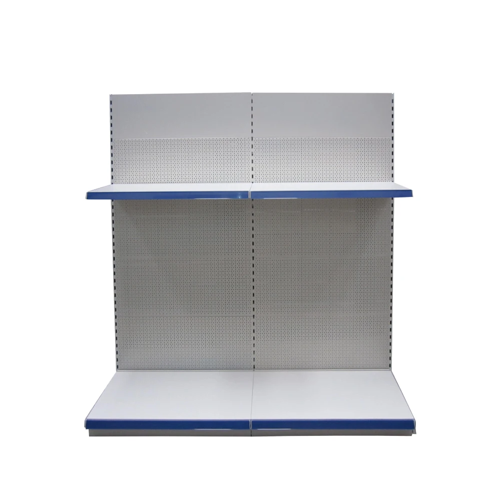 Single Side Supermarket Shelf and Display Stand With 4-5 Layers ...