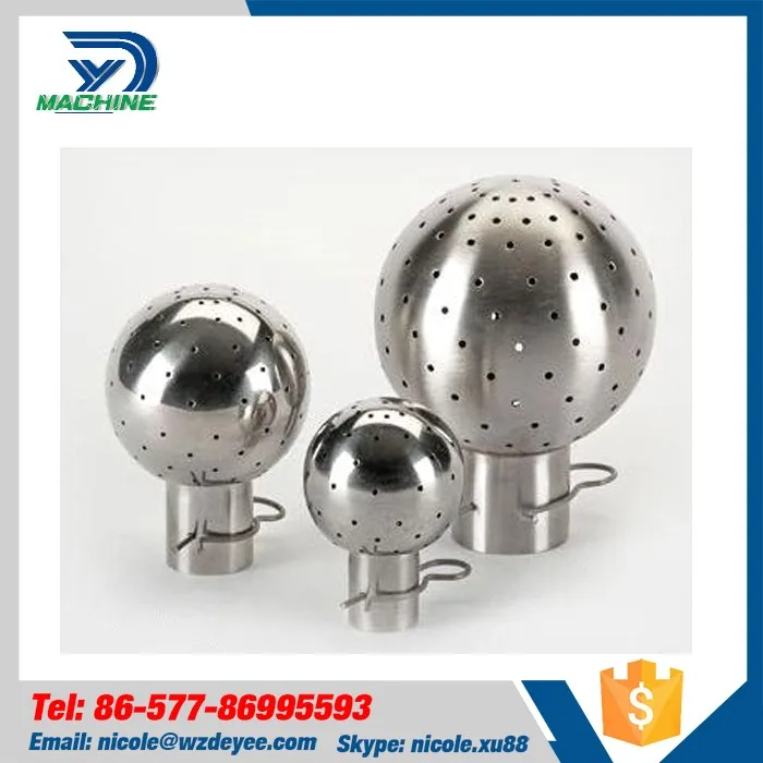 Stainless Steel Bspp Thread Static Tank Cleaning Ball - Buy Tank ...