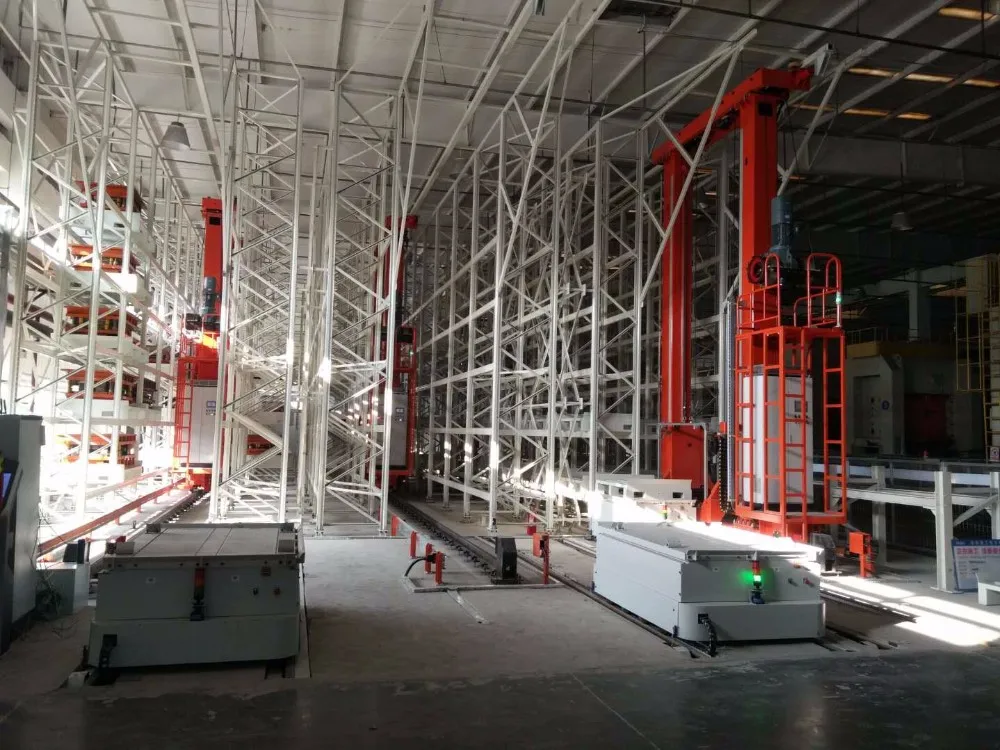 Automatic Warehouse Stacker Crane Automated Storage Retrieval Racking ...