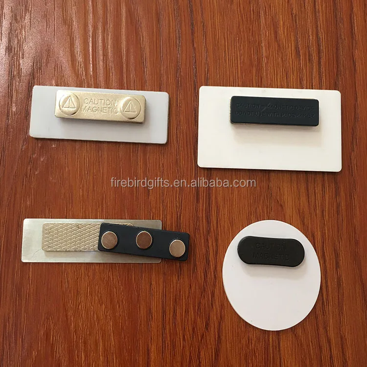 Custom Changeable Printing ABS PVC Acrylic Plastic Name Badges