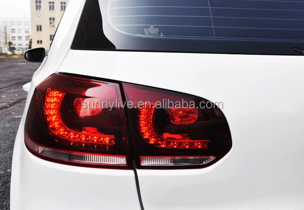 Golf 6 Led Tail Lamp V3 Type 2009-2012 Year For Volkswagen - Buy For ...