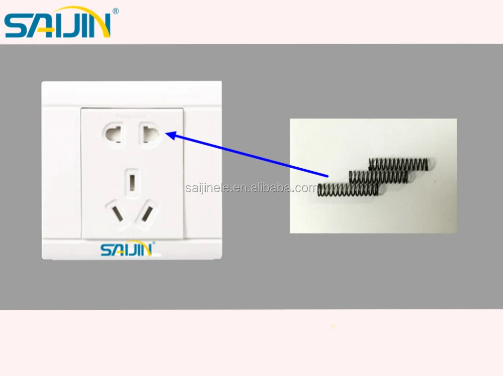 Electrical Metal Spring for Socket Home Application - Child Safety