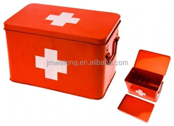 Retro Enamel First Aid/medical Tin Box - Buy First Aid Box,First Aid ...