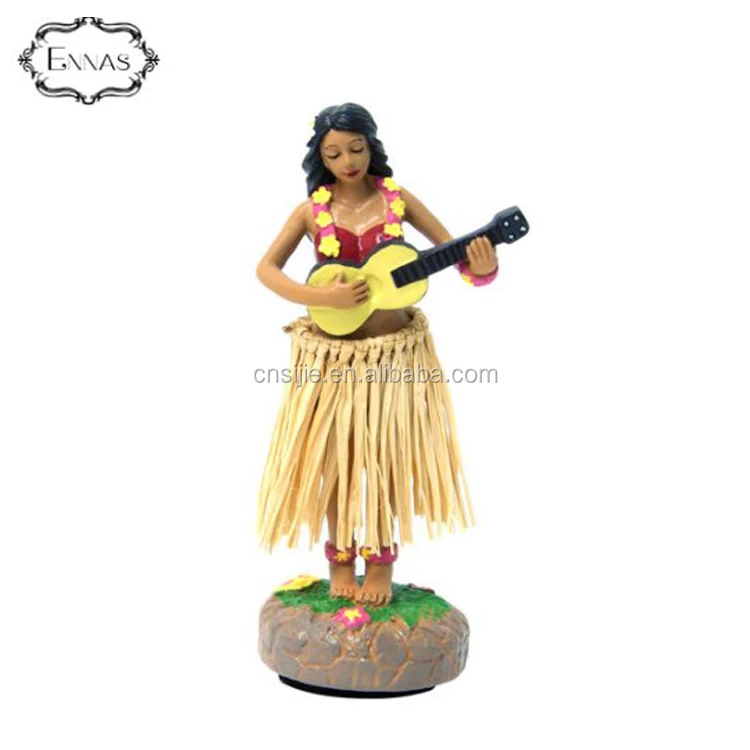 Polyresin Hawaiian Hula Dancer Statues - Fairytale Figurines