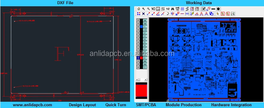 DM6467 AM FM Radio PCB - Anlida Design & Customization
