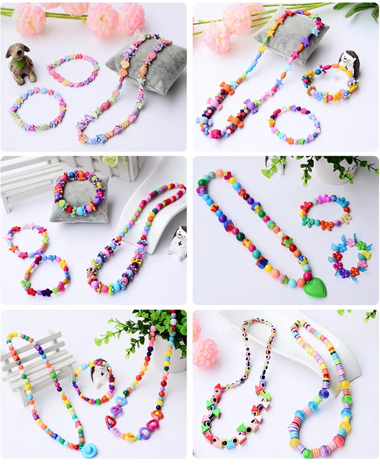 2019 Plasticgirl Diy Jewelry Beads Set With Accessories For The Girls ...