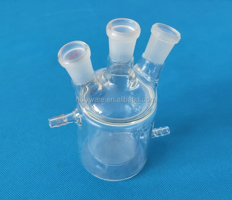 50ml To 5000ml Lab Use Flat Bottom Double-walled Glass Tempering ...