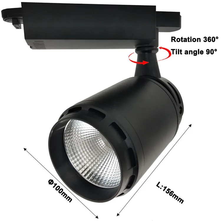 Led Spotlight Track Lighting System Showroom Clothing Shop Track Light ...