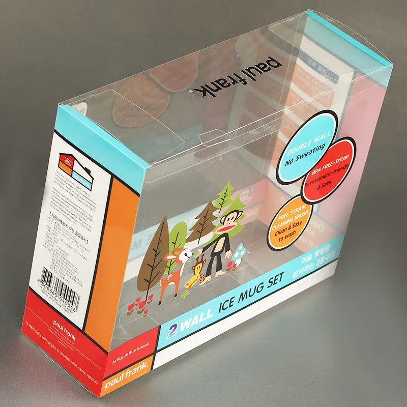 Free Sample Soft Crease Pvc Plastic Packing Box Custom Clear Pvc ...