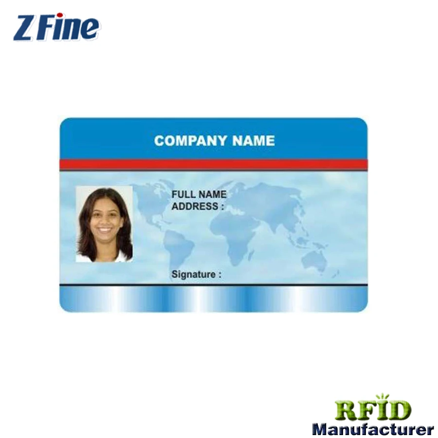 Chinese Novelty Staff Design With Serial Numbers Employee Id Card - Buy ...