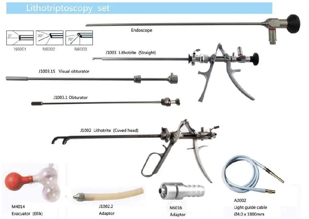 Medical Lithotriptoscopy Set - Efficient Urology Tools