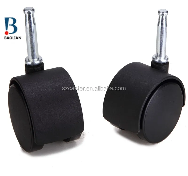 China Bl Low Profile 1.5"black Removable Nylon Plastic Furniture Roller ...