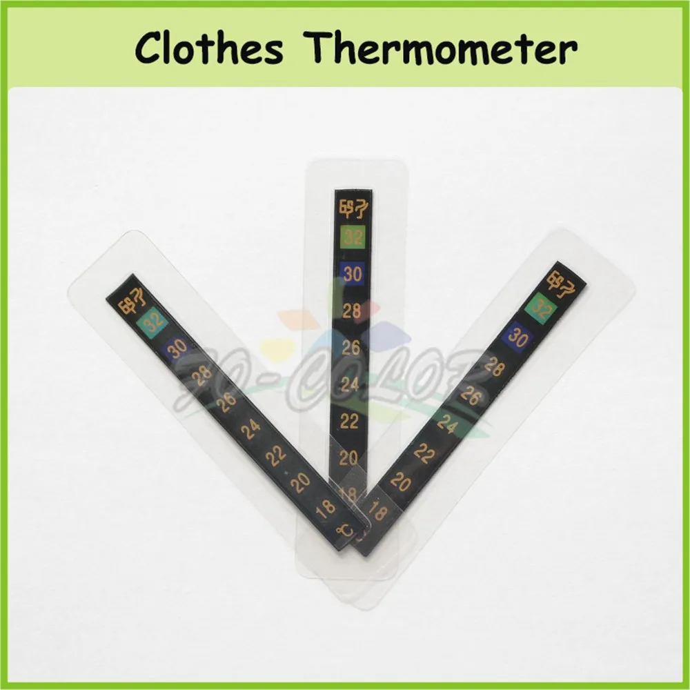 Custom Soft Pvc Thermochromic Clothes Thermometer - Buy Clothes ...