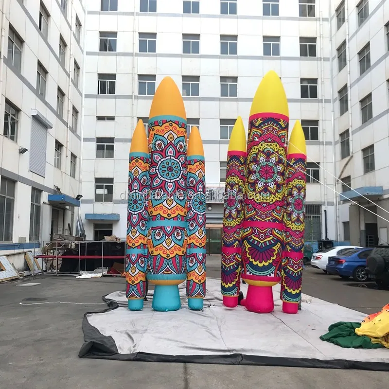 Super Giant Display Customized Giant Inflatable Rocket For Events - Buy ...