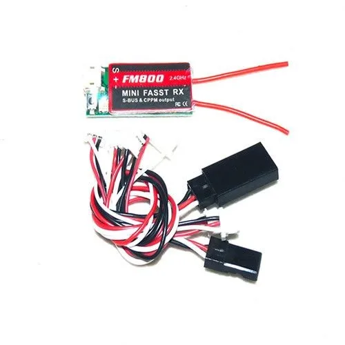 Futaba Fasst / Fm800 Receptor Compatible Apoya Sbus Cppm Salida ...