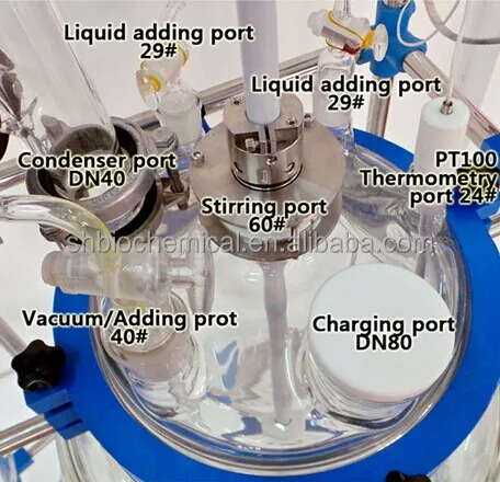 Reaction Vessel,Chemical Mixing Reactors,Jacket Heating Reactor Oil ...