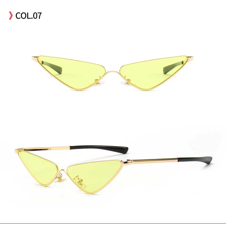 13145 Superhot Eyewear Fashion Women Sun Glasses Small Half Frame Cat