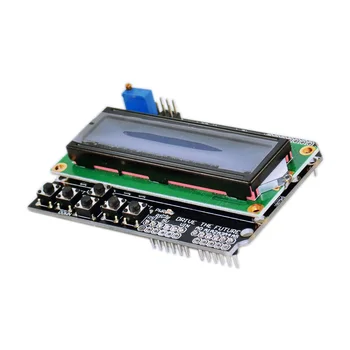 Lcd 2x16 (blue) Display Keypad Lcd Shield With 6 Push Buttons Lcd ...