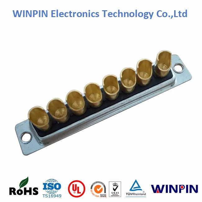D-sub Combo Connector 8w8 Male High Power Solder Type Connector ...