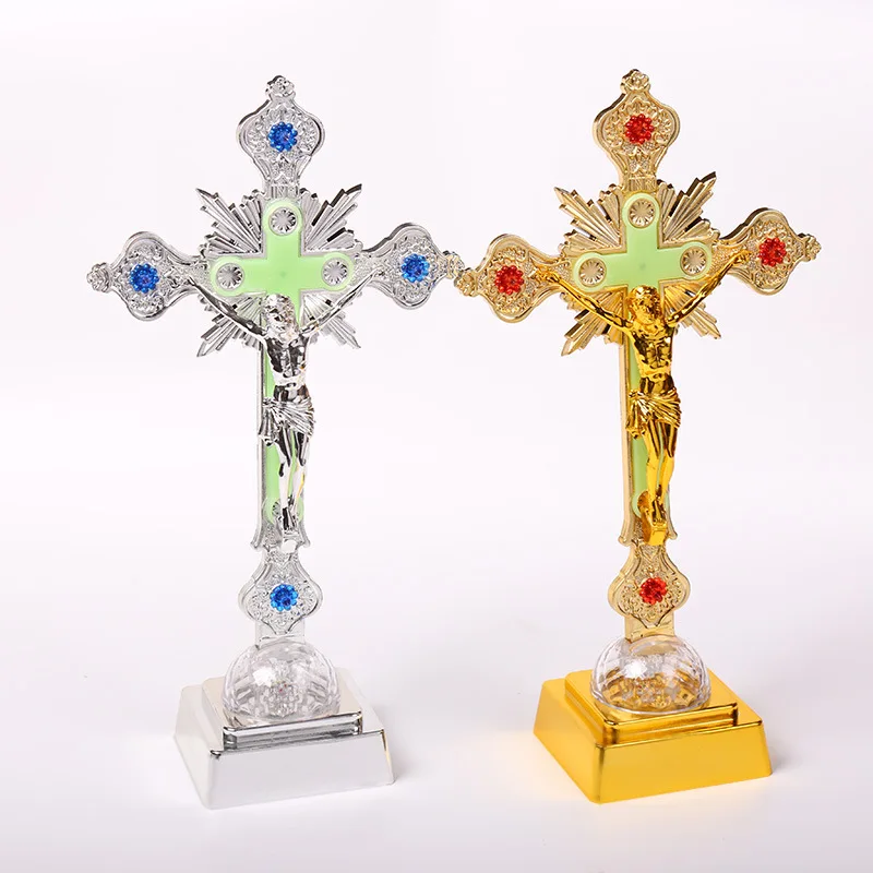 High Quality Manufactured Led Jesus Christ Cross Led Light Up Religious ...