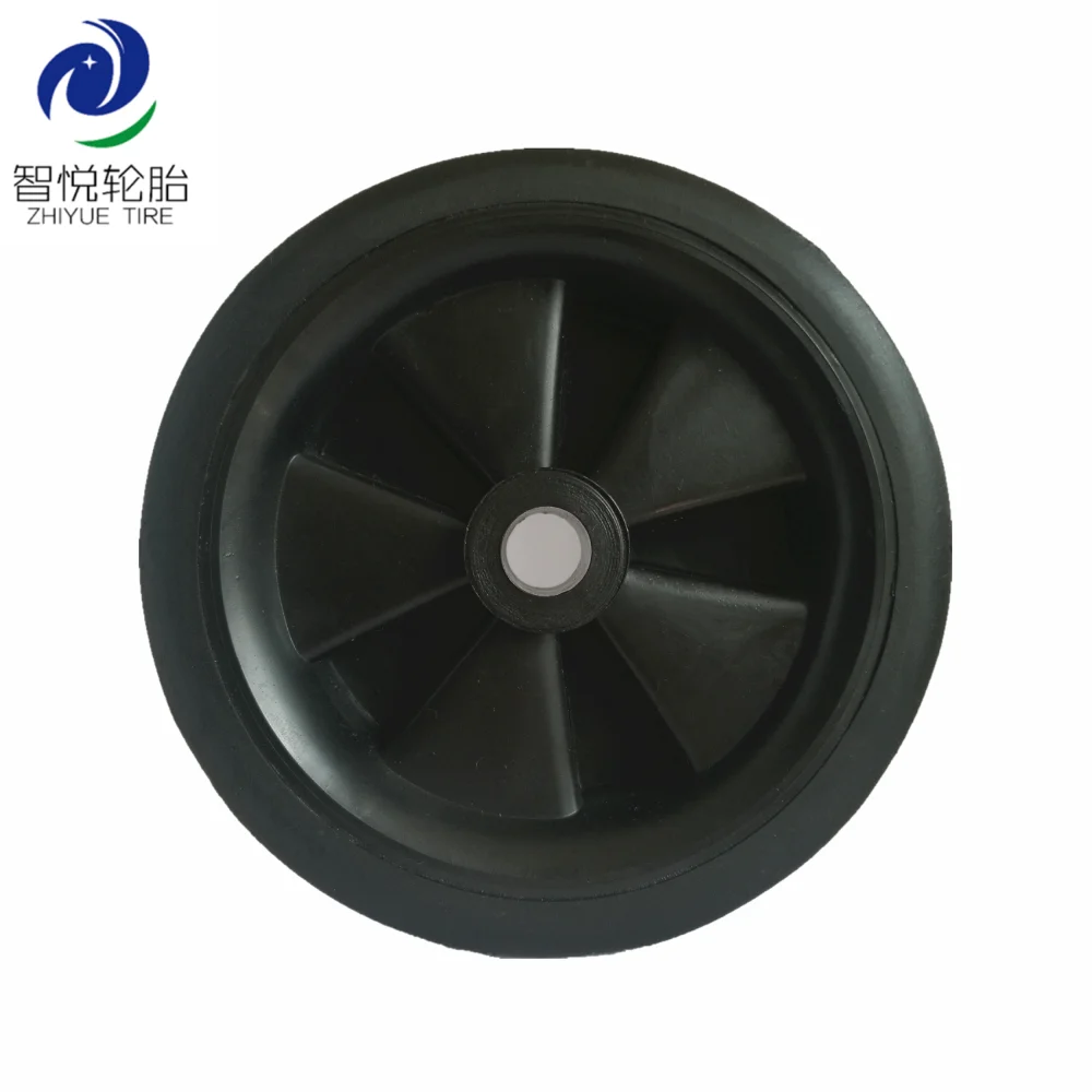 Small Solid Rubber Plastic Wheel 4.5 Inch Rubber Training Wheels For ...