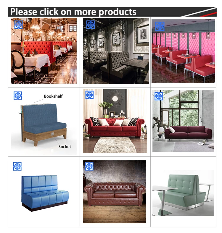 Shop Our Hot Sale Red Fabric KTV Sofa Corner Booth Sofa