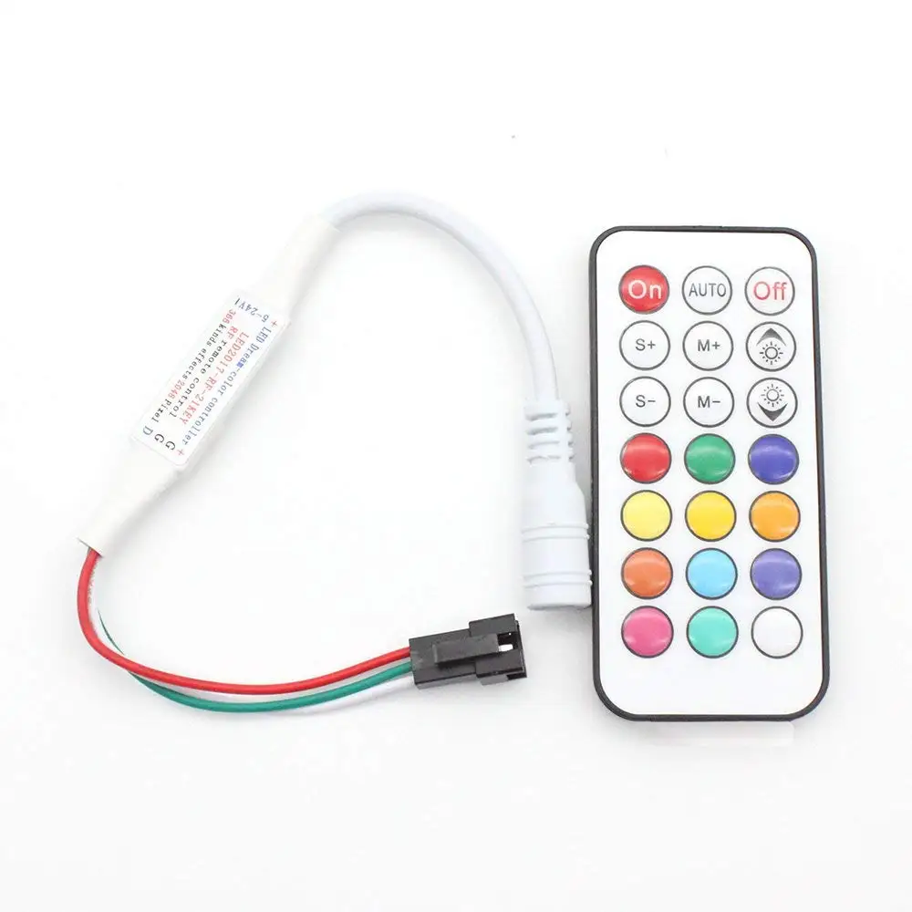 Mini 5-24V 21 Key RF Remote Controller for LED Lights