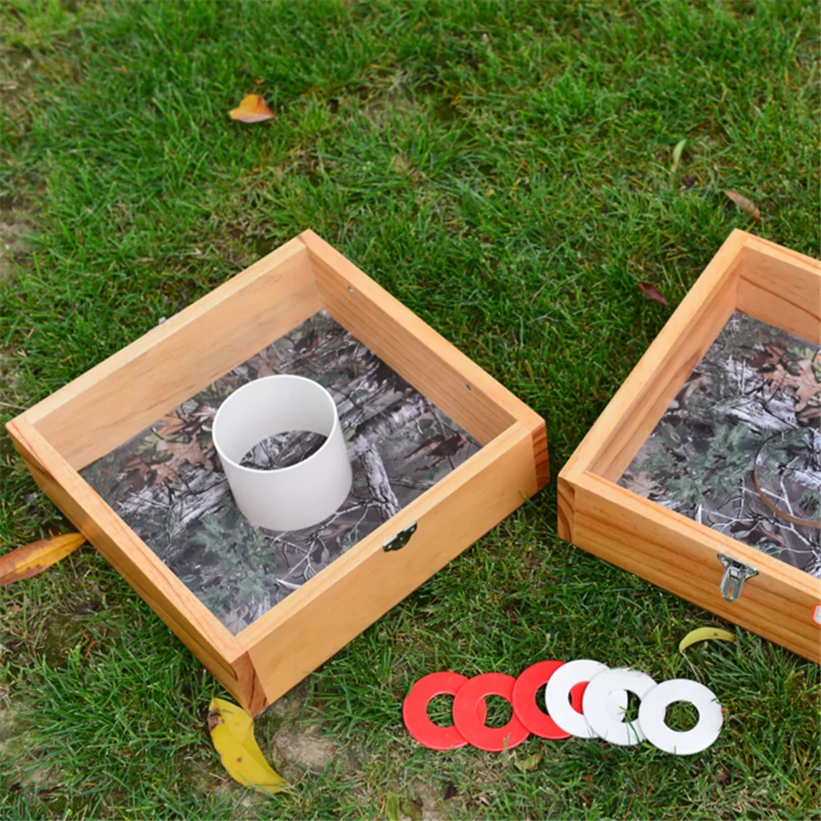Warm Welcomed Wood Washer Toss Game Backyarn Game - Buy Washer Toss ...