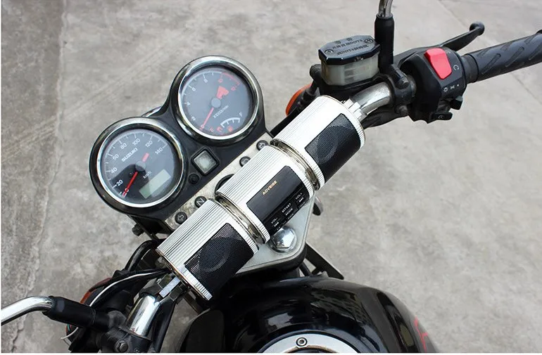 High Performance Motorcycle Handlebar Radio Sub-woofer Dirt Bike ...