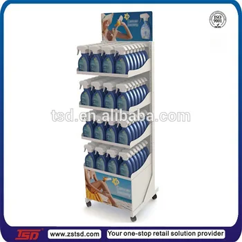 Tsd-m587 Sunscreen Cream Retail Displays/factory Supply 4 Tiers Metal ...