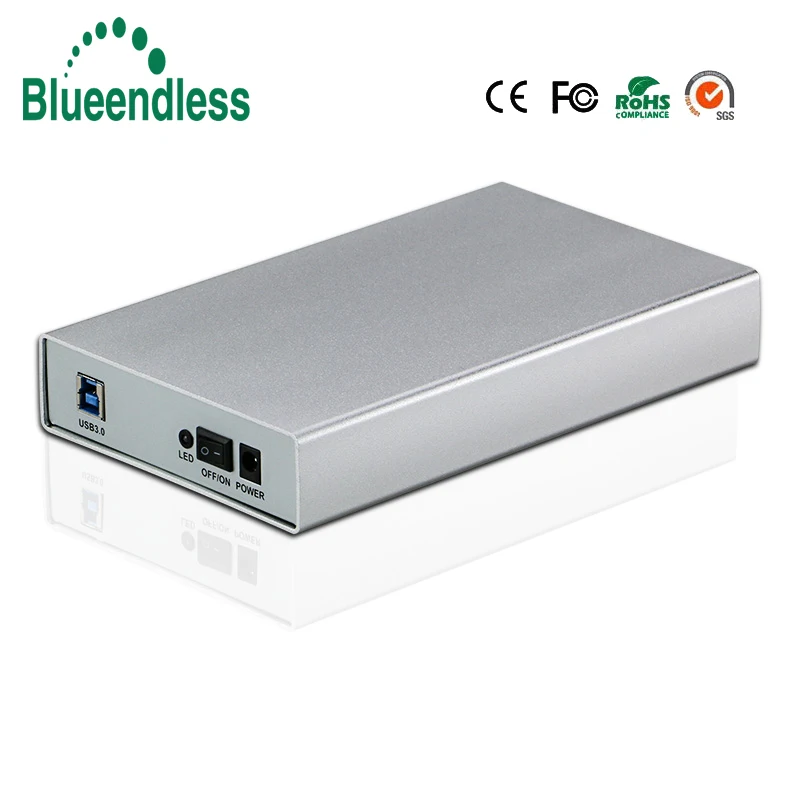 Blueendless Hdd Box Sas Aluminum 3.5inch Usb2.0 Inic1618 Sata Hdd ...